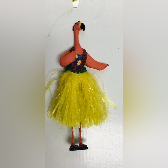 Department 56 | Holiday | New Pink Flamingo Ornament Picnic Beach Hula ...